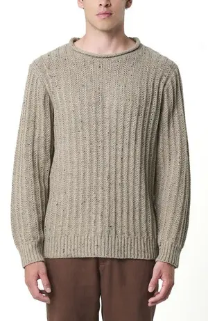 VELEZ Selva Knit Crewneck Sweater - Grey