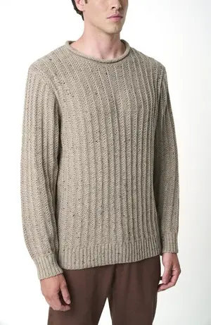 VELEZ Selva Knit Crewneck Sweater - Grey