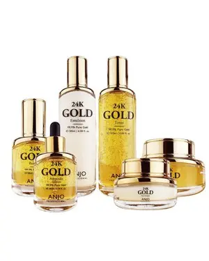 SIIA COSMETICS 24k Gold Skin Care Set - None