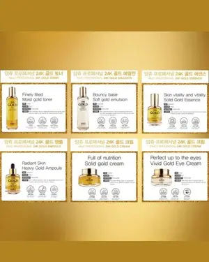 SIIA COSMETICS 24k Gold Skin Care Set
