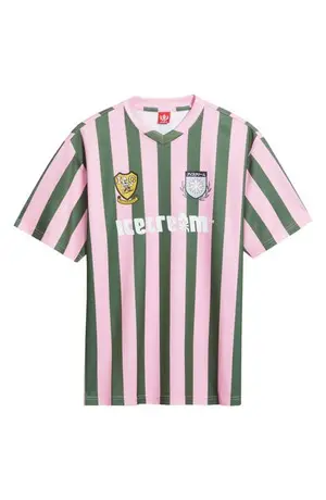 ICECREAM Striped Soccer Jersey - Prism Pink