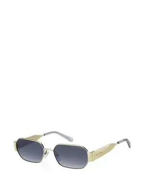 Marc Jacobs Rectangle Frame Sunglasses - Gold