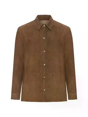 SALVATORE SANTORO Button Leather Jacket