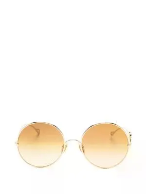 Chloé Round-frame Sunglasses - Gold
