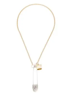 CHARLES JEFFREY Ears Beanie Charm Necklace - Gold