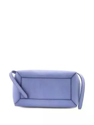 Celine Belt Bag Textured Leather Nano Shoulder Bag - Blue