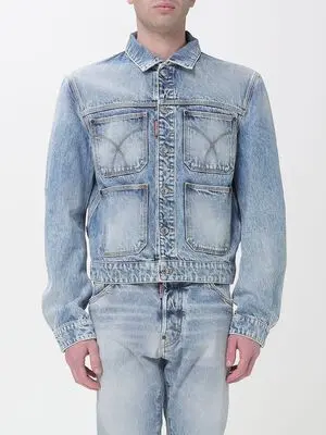 Dsquared2 Bleached Cotton Jacket - Denim