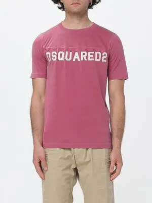 Dsquared2 Cotton T-shirt With Logo - Red