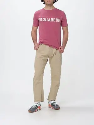 Dsquared2 Cotton T-shirt With Logo - Red
