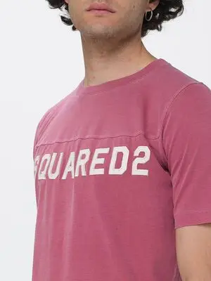 Dsquared2 Cotton T-shirt With Logo - Red