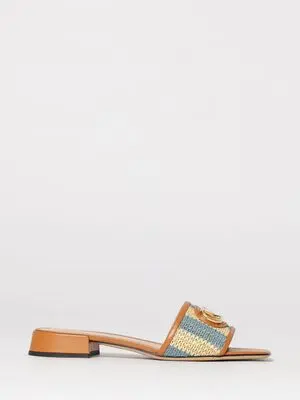 Valentino Garavani Heeled Sandal - Gnawed Blue