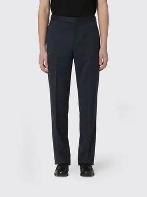 LARDINI Gabardine Tailored Trousers - Blue