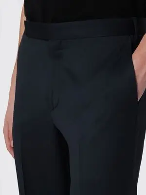 LARDINI Gabardine Tailored Trousers - Blue