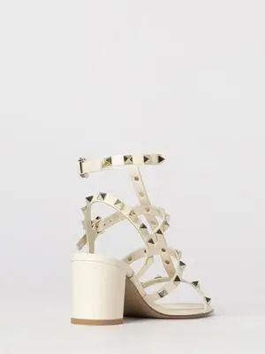 Valentino Garavani Studded Heeled Sandals - Ivory