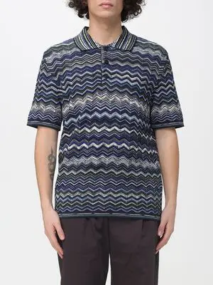Missoni Color Blocked Polos For Men