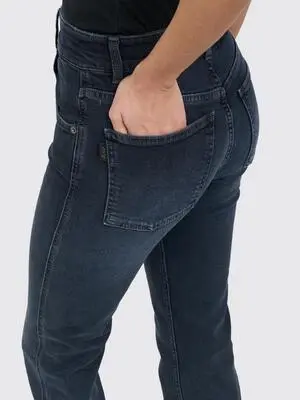 HAIKURE Slim Fit Cotton Denim Jeans - Black
