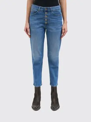 DONDUP Koons Cropped Fit Jeans In Stretch Denim