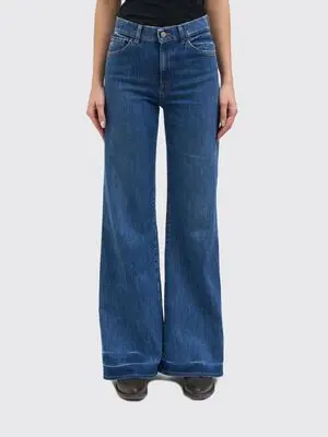 DONDUP Wide Leg Denim Jeans - Blue
