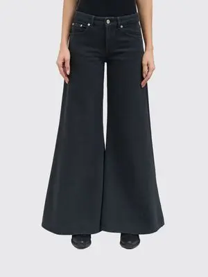 DONDUP Flared Cotton Denim Jeans - Black
