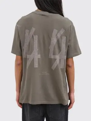 44 LABEL GROUP Cotton T-shirt With Logo - Grey