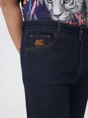 Etro Straight Leg Jeans - Blue