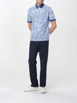 Etro Printed Cotton Polo Shirt