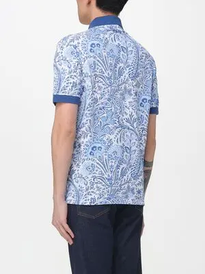 Etro Printed Cotton Polo Shirt