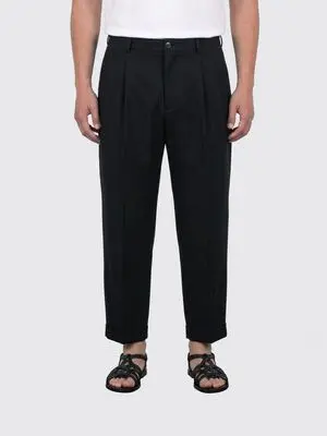Marni Virgin Wool Wide Leg Trousers - Black