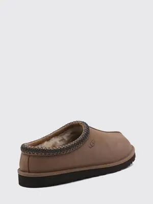 UGG Tasman Ii Nubuck Mules With Wool Interior - Brown