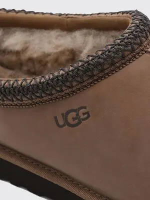 UGG Tasman Ii Nubuck Mules With Wool Interior - Brown