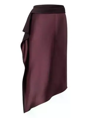 Pinko Draped Asymmetrical Skirt
