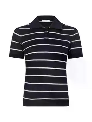 Max Mara Striped Collared T-shirt