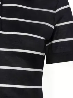Max Mara Striped Collared T-shirt