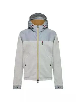 Moncler Hooded Zip Sweater - Grey