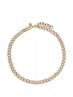 CRYSTAL HAZE Crystal-embellished Necklace - Gold