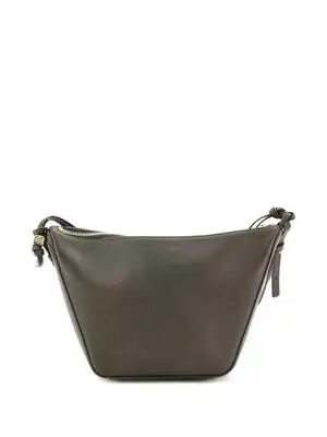 Loewe Hammock Hobo Leather Mini Crossbody Bag - Green