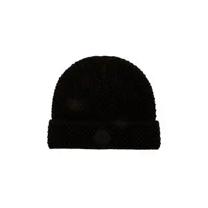Moncler Wool Beanie - Black