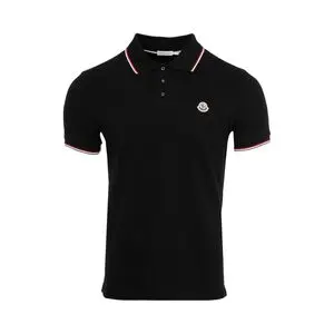 Moncler Maglia Polo Shirt - Black