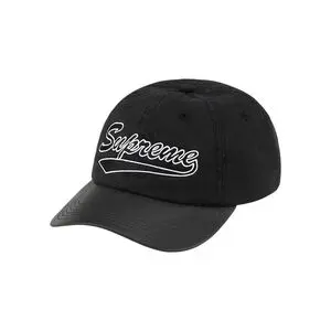 Supreme Leather Visor 6-panel Cap