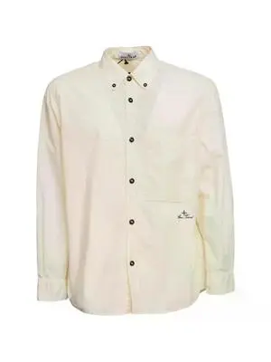 Stone Island Logo-embroidered Shirt