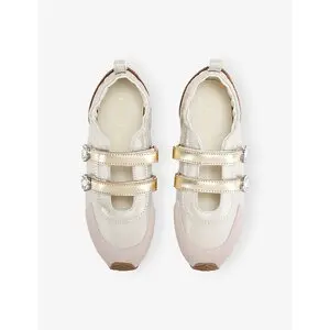 Kurt Geiger Leather Ballet Flats - White/oth