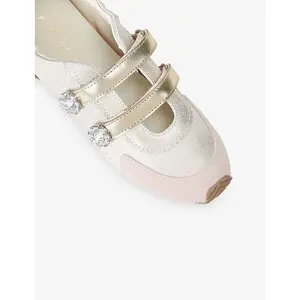 Kurt Geiger Leather Ballet Flats - White/oth