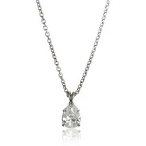 Harry Winston Diamond Solitaire Pendant