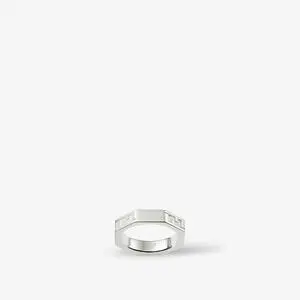 Fendi 925 Sterling Band Ring - Silver