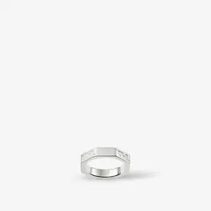 Fendi 925 Sterling Band Ring - Silver