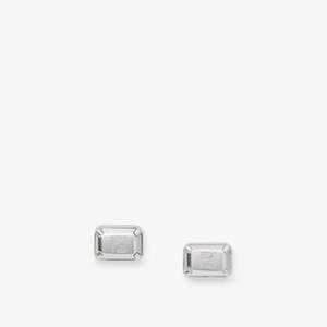Fendi 925 Sterling Stud Earrings - Silver