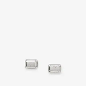 Fendi 925 Sterling Stud Earrings - Silver