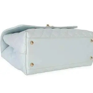 Chanel Quilted Caviar Coco Top Handle Bag