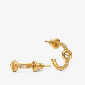 Fendi Everround Hoop Earrings