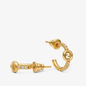 Fendi Everround Hoop Earrings